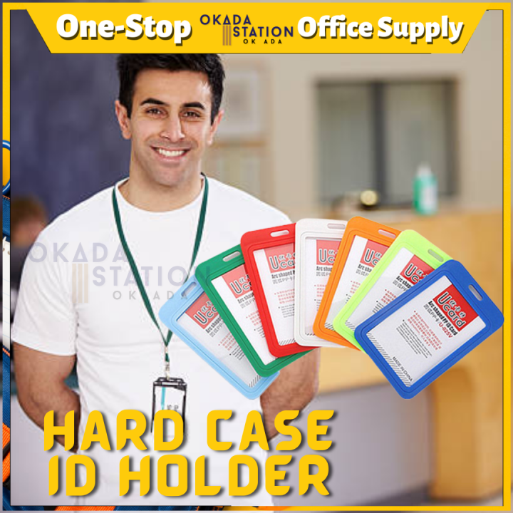 OKADA UCard PVC ID Card Holder ID Card Holder with Lanyard Conference ...