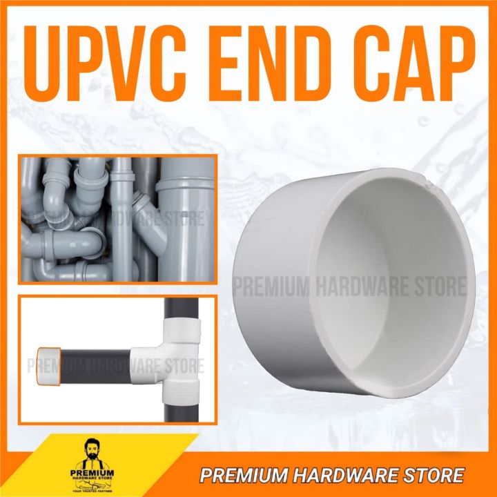 【40MM, 50MM, 80MM, 110MM】UPVC HYDROPONIC END CAP / UPVC PIPE FITTING ...