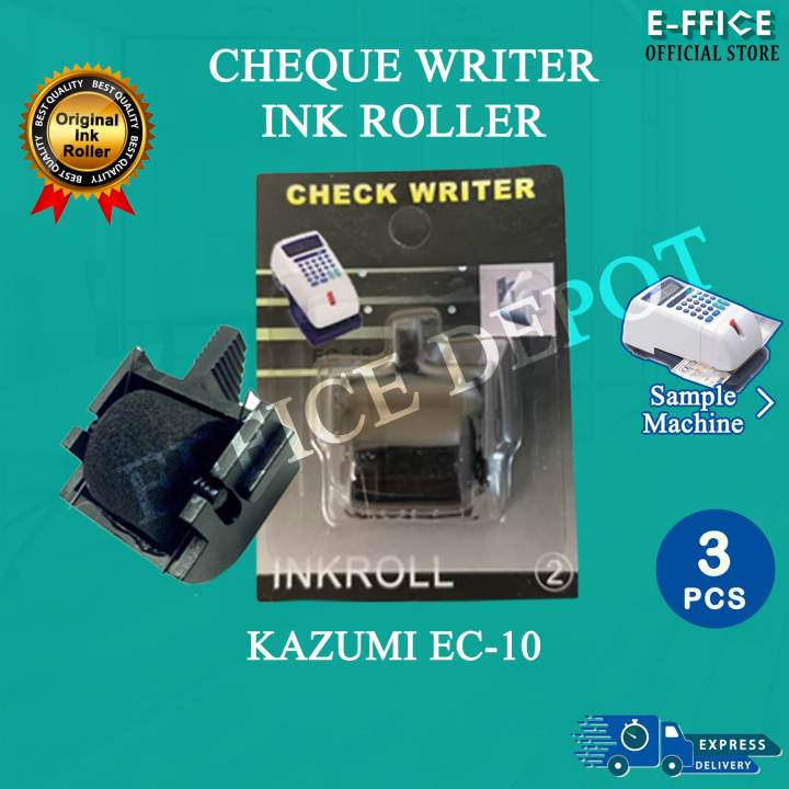 Effice Depot - CHEQUE WRITER INK ROLLER ~ KAZUMI EC-10 | Lazada