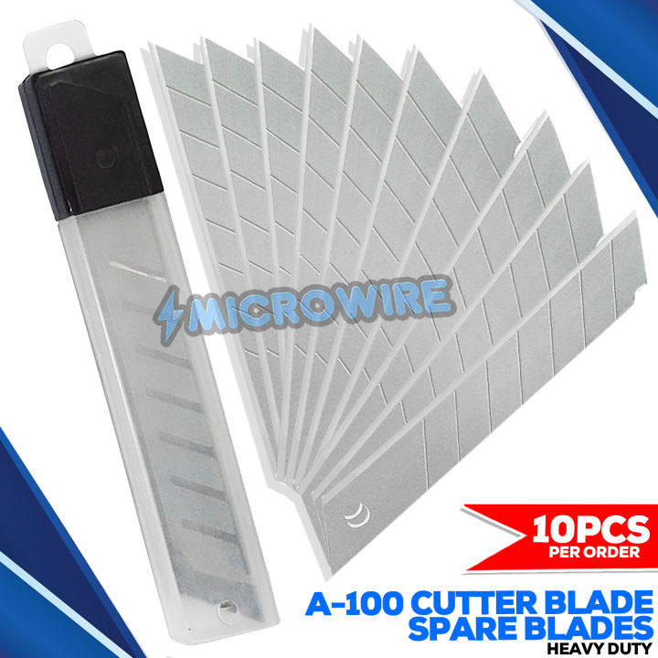 MW CUTTER BLADE SPARE BLADES 10 PCS PER PACK | Lazada PH