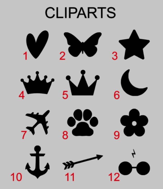 CLIPARTS| Decal Vinyl Sticker for Cellphone, Laptop and etc ...