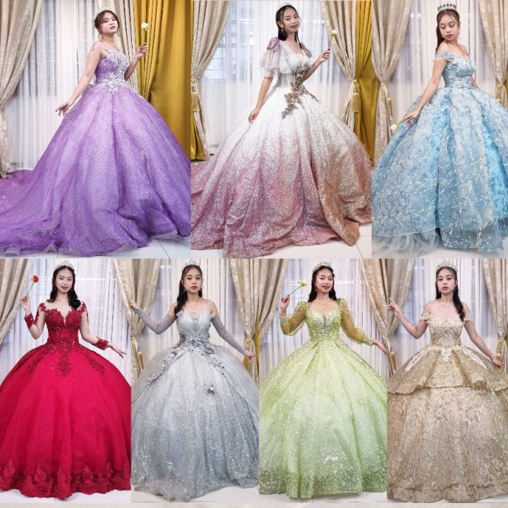 [ACTUAL PHOTOS] Ball Gowns for 18th Debut, Prom, Sagala, Masquerade for teens ON HAND Part1 ...