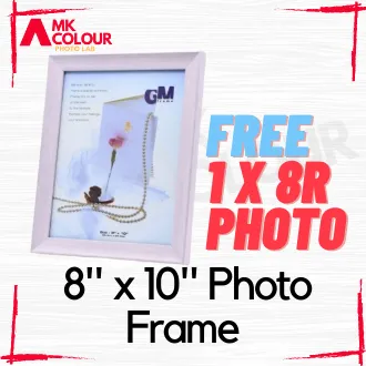 8R Photo Frame (8'' x 10'') with Free 8R Photo Print | Birthday Gift | Home Decor | Lazada Singapore