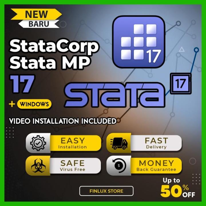[VIDEO] StataCorp Stata MP 18 17 Lifetime For Windows (64-Bit) mac | Lazada PH
