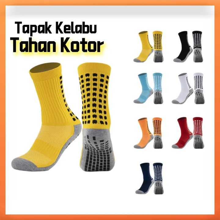 Anti Slip Socks Football Stokin Anti Slip Futsal Tebal Tahan Kotor ...