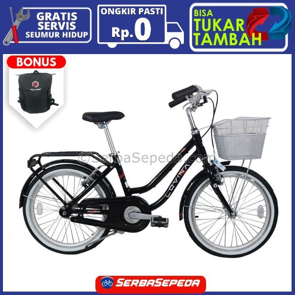 Sepeda Keranjang - Sepeda Polygon Lovina 20 | Lazada Indonesia