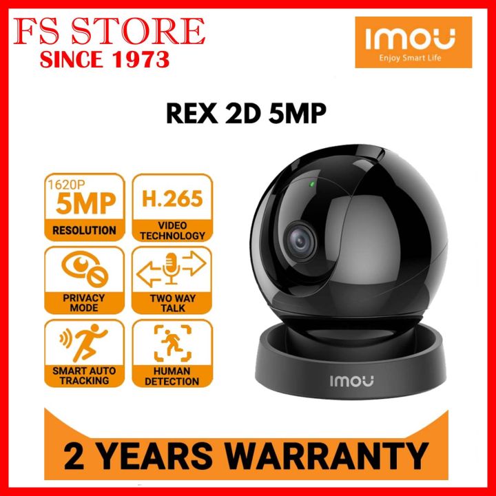 IMOU Rex 2D/3D 5MP 3K H.265 Wireless Wi-Fi Pan&Tilt AI Smart Human/Pet ...