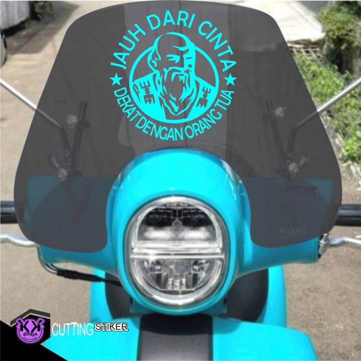 SC.192/STICKER CUTTING/STIKER LOGO KEREN/STIKER LOGO ORANG TUA/STIKER ...