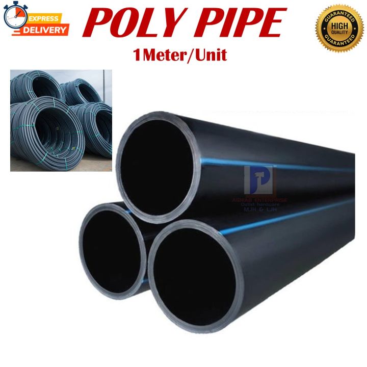 1meter LDPE Poly Pipe Polipaip Water Tubing Fertigasi Irrigation Sistem ...