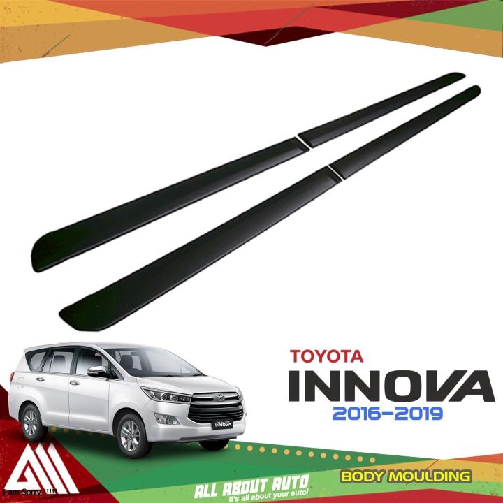 Toyota Innova 2017 Side Body Moulding (Matte Black) | Lazada PH
