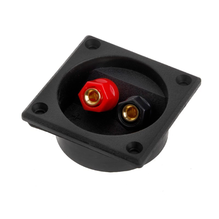 Square Spring Cup Subwoofer Speaker Plugs 2-Way Speaker Box Terminal ...