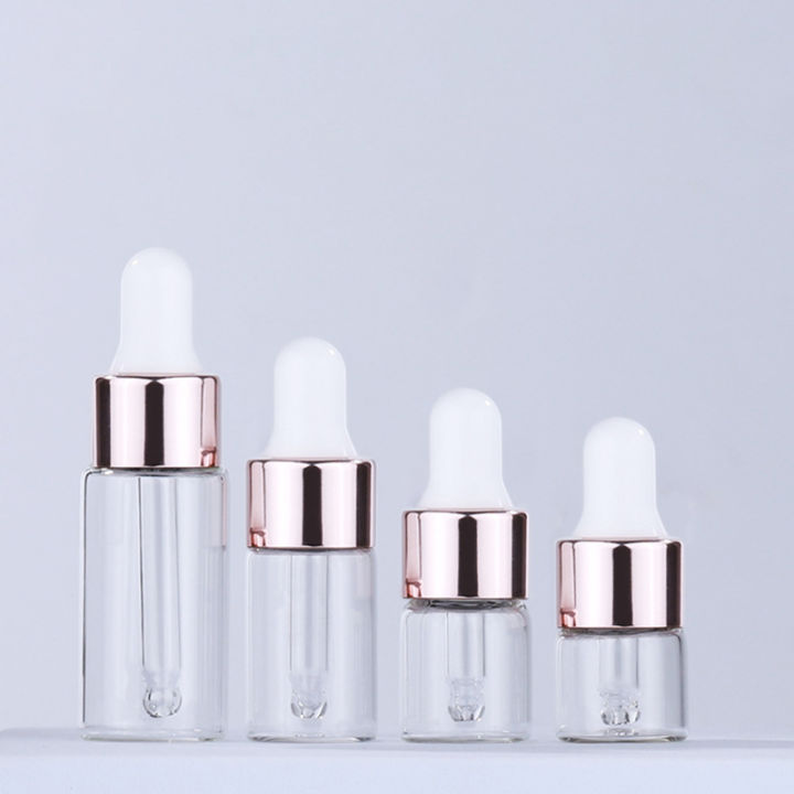 3 Colors Glass Sample Bottle Not Easily Broken Glass Bottle Transparent ...