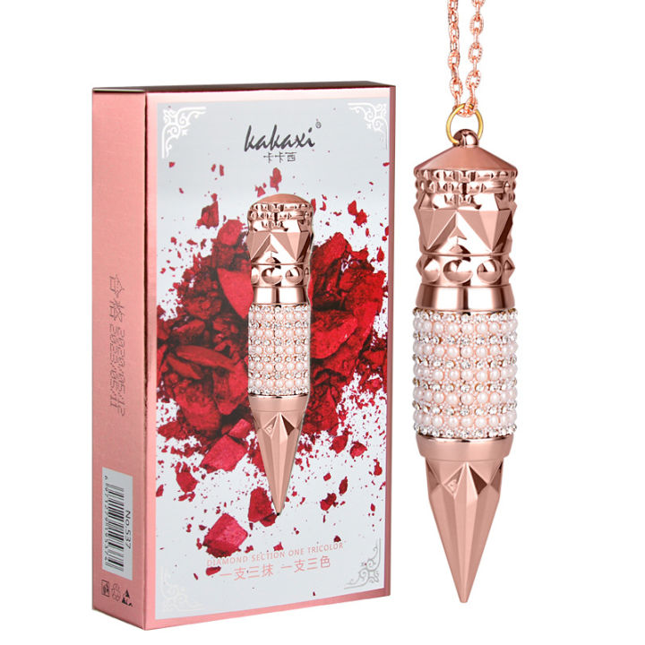 kakaxi ลิป3สี ลิปสติกมงกุฏ ในแท่งเดียว 3 in 1 ลิปสติกเนื้อแมตติดทนยาว ...