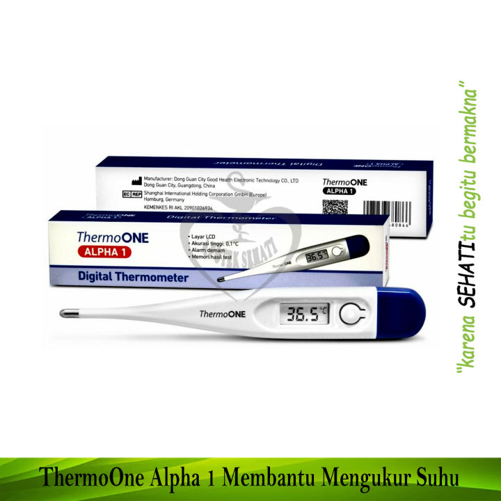 Thermo One Alpha Termometer Digital Alat Ukur Suhu Tubuh | Lazada Indonesia