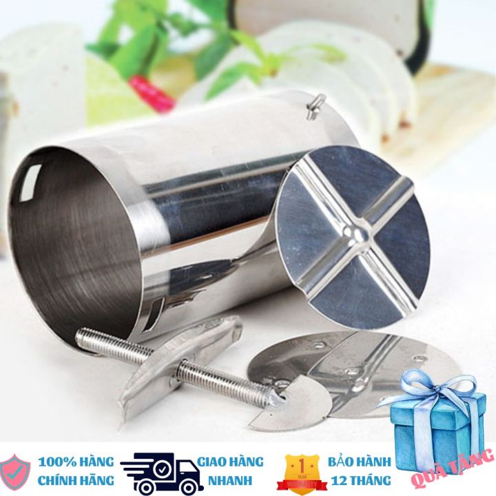 [ KHUÔN GIÒ TẾT] Khuôn làm giò chả inox 1kg tiện dụng- iNOX 304 sáng bóng và sạch chất liệu dày ...