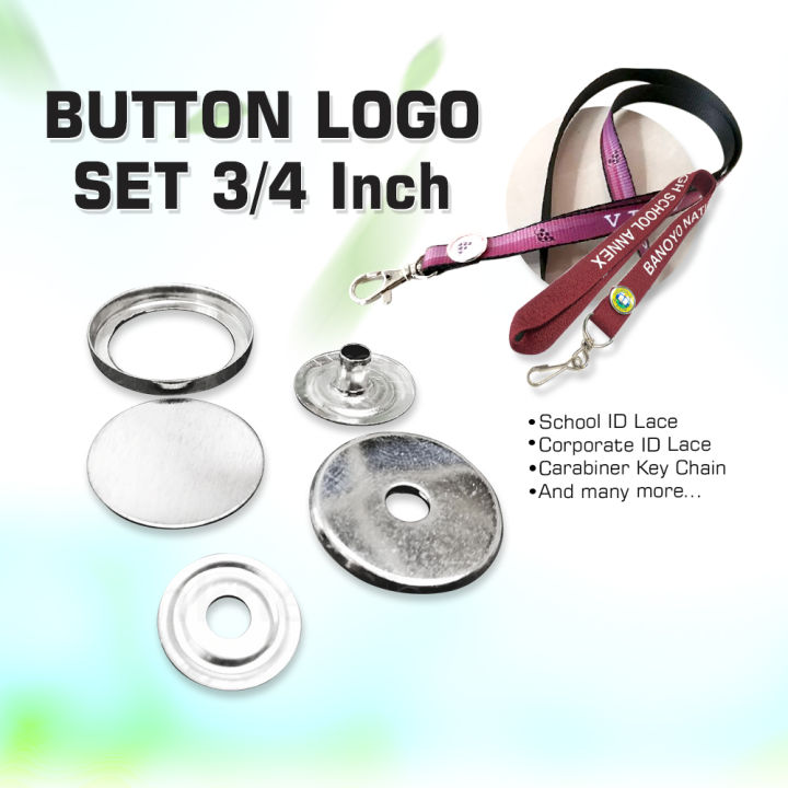 ePrinthings Ph- BUTTON LOGO SET ID LACE MAKING (100 SETS) | Lazada PH