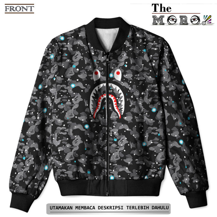 Bape Shark Space Jaket Dewasa Custom Full Print | The MORO | Lazada ...