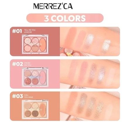 Merrezca Eye & Cheek Color Palette เมอร์เรซกา อาย&ชีค คัลเลอร์ พาเลต ...