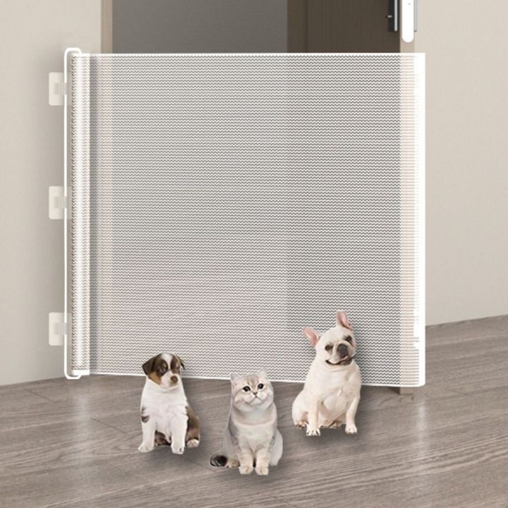 PERNEAKY Reinforced Pet Mesh Isolation Net Adjustable Anti-Escape Dog ...