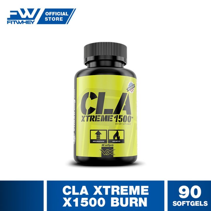 ⊿CLA Xtreme Fat Burn 1500mg (Double strength) 90 capsule | Lazada