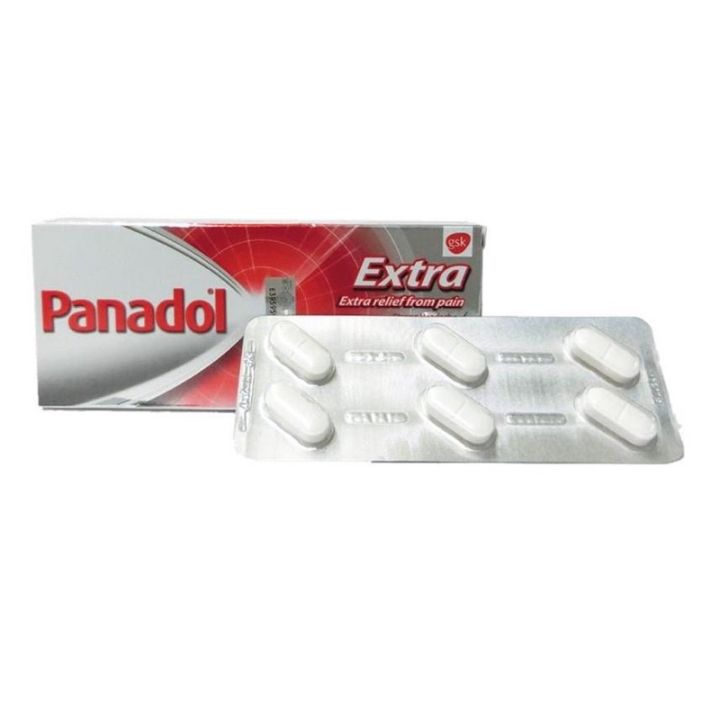 Panadol Extra Caplet Pain Killer for Extra Pain Relief (6's) | Lazada