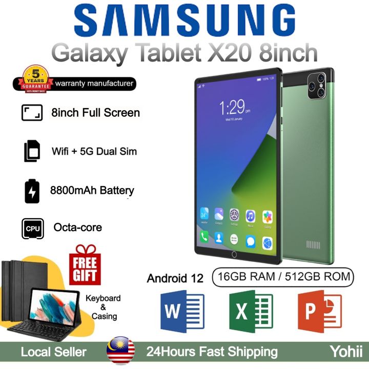 Samsung Galaxy Tablet X20 2023 512GB ROM 16GB RAM Learning Tablet For ...