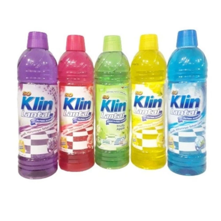 So Klin Floor Cleaner-So Klin Pembersih Lantai Botol 900ml | Lazada ...