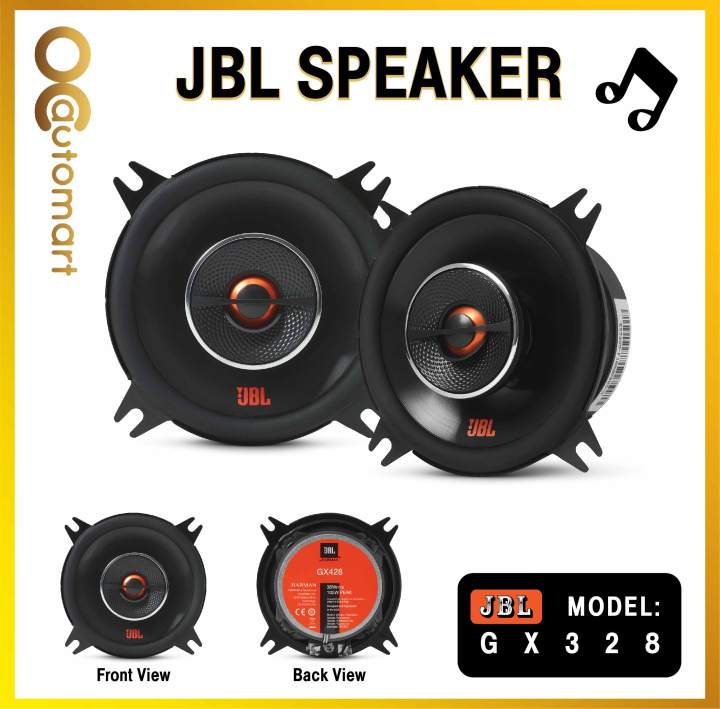 JBL GX Series GX428 4" 2 Way Car Speaker 105 Watts peak power 4 inch ...
