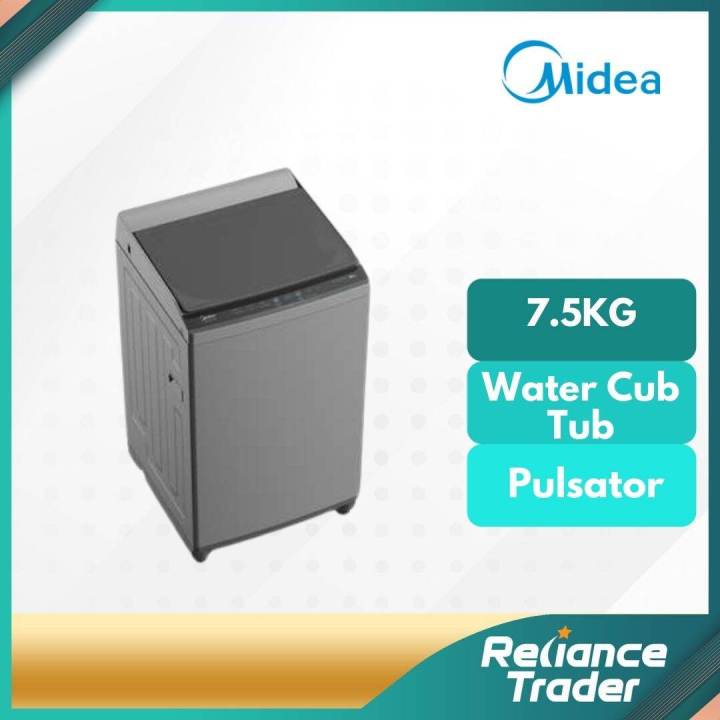 Midea Top Load Fully Automatic Washing Machine 7.5KG MA100W75 | Lazada PH