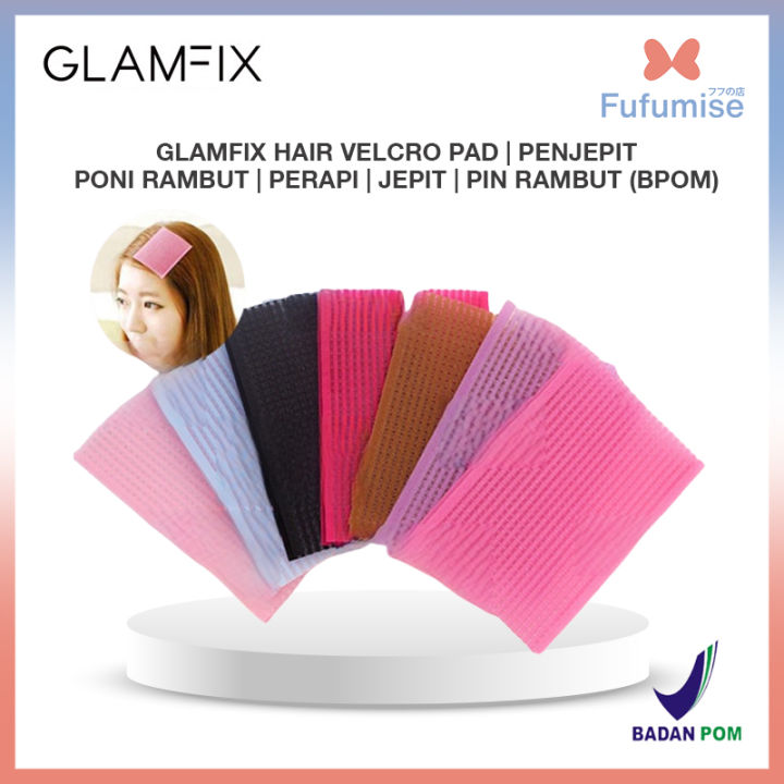 GLAMFIX Hair Velcro Pad | Penjepit Poni Rambut | Perapi | Jepit | Pin ...