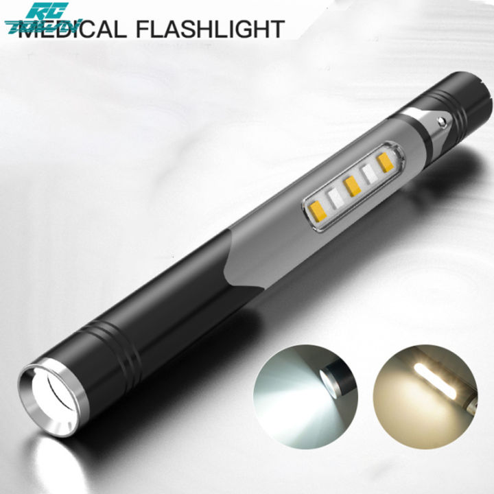 Pen Flashlight, Medical Flashlight With Charging Indicator, Pen Holder ...
