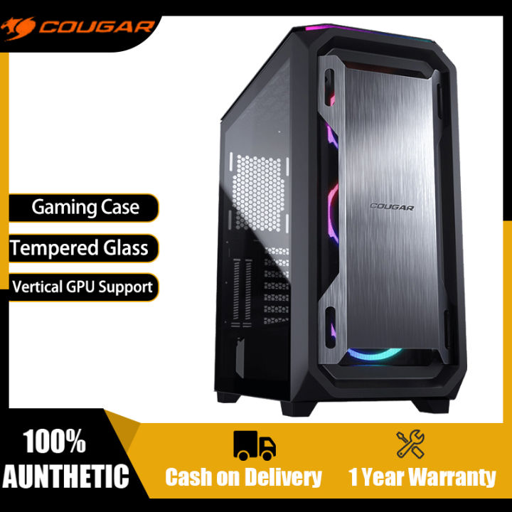Gaming Case Vertical GPU Support Desktop Computer Case with Fan Gaming ...