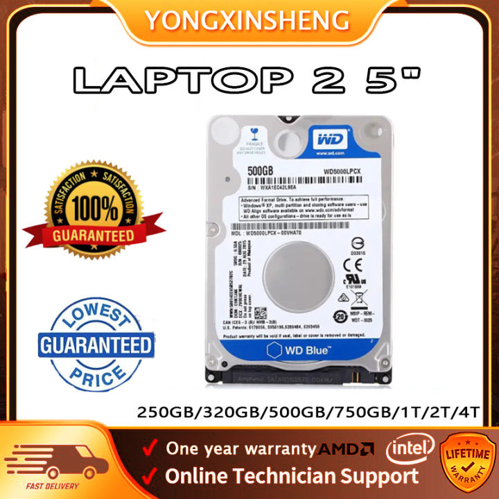 WD Hard Drive 2.5″ Desktop & Laptop Laptop Hard Disk ~4TB/2TB/1TB/500GB/320GB/250GB~ 2.5" HDD ...