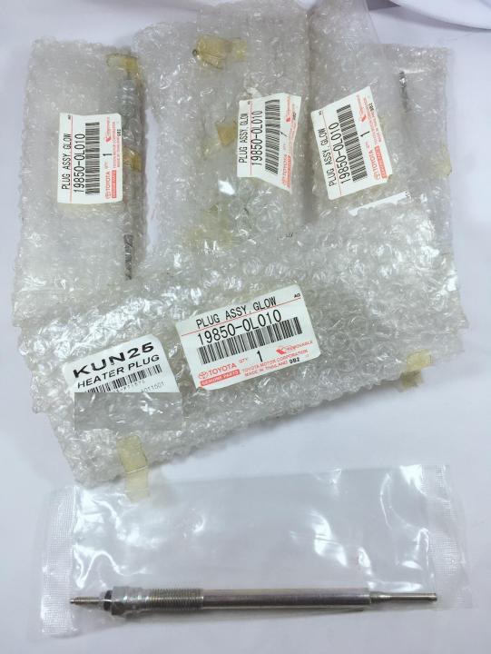 TOYOTA HILUX 4x4 VIGO KUN25 GLOW PLUG HEATER PLUG 19850-0L010 PT157G ...