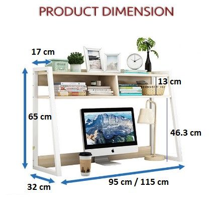Study desk organiser file storage computer workstation office room ...