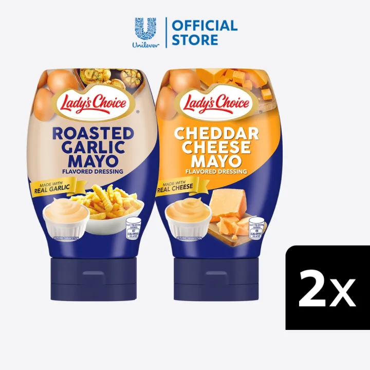 [BUNDLE OF 2] Lady's Choice Flavored Mayonnaise Roasted Garlic 290ml ...