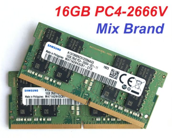 Ram DDR4 Notebook Ram PC4 16GB Notebook MacBook Ram 1RX8 PC4-2666V, PC4-2133 PC4-2400T PC4 ...
