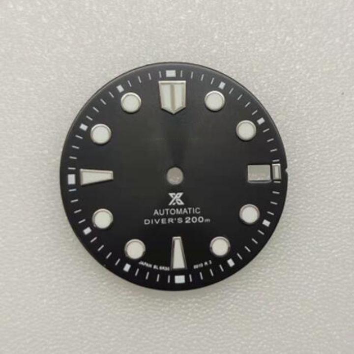 Mechanical Watch C3 Strong Green Luminous Watch Dial for NH35 Movement ...