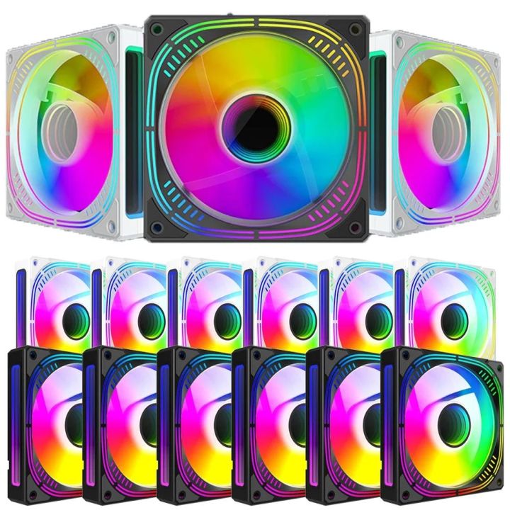 120mm CPU Cooler Fan 5V 3Pin ARGB Sync CPU Cooling Fan 12V 4 Pin PWM 24 ...