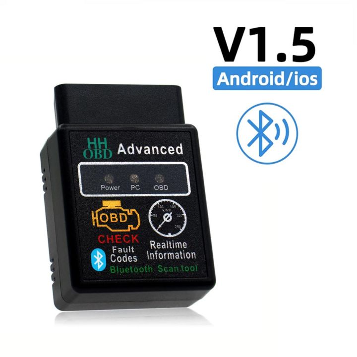 V1.5 ELM327 Car WIFI OBD 2 OBD2 OBDII Scan Tool Foseal Scanner Adapter ...