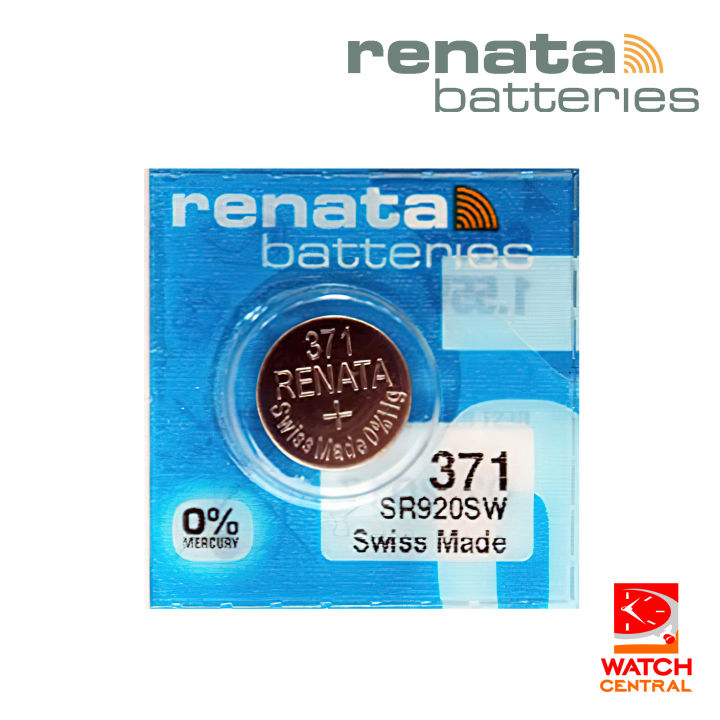Renata 371 SR920SW Watch Battery 1 Piece | Lazada PH