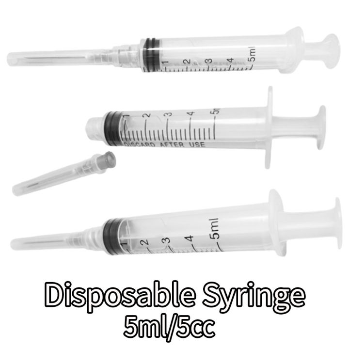 Disposable syringe 5ml/5cc | Lazada PH