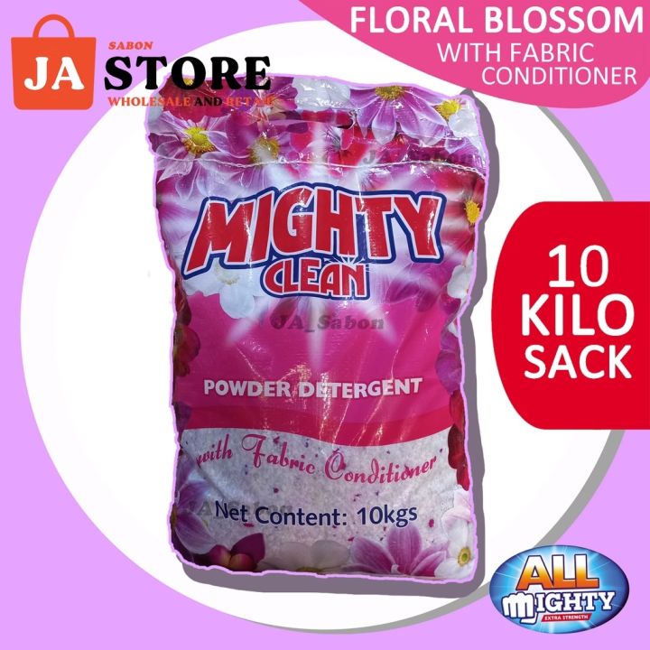 MIGHTY CLEAN Detergent w/ Conditioner 10 Kilos | Lazada PH