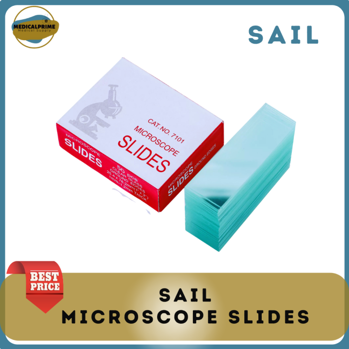 Microscope Glass Slide 72 pcs per pack 7101 (SAIL BRAND) | Lazada PH