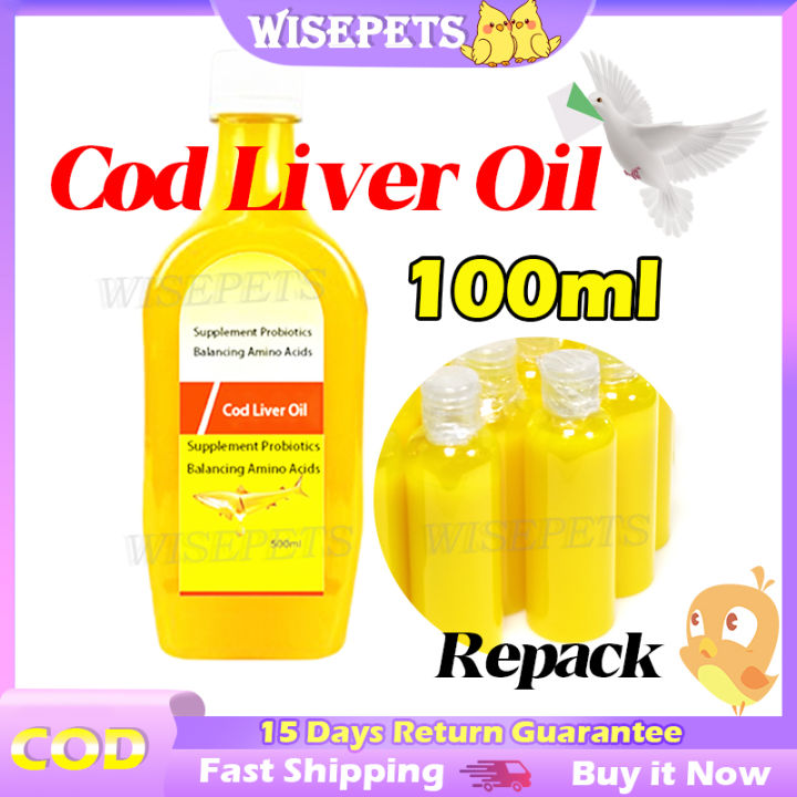 100ml Fish Liver Oil for Racing Pigeons Multiple Vitamins Supplement ...