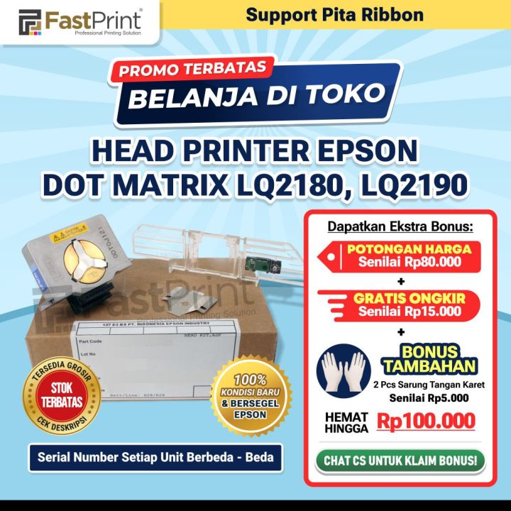Head Printer Epson Dot Matrix LQ2180 LQ2190 Original | Lazada Indonesia