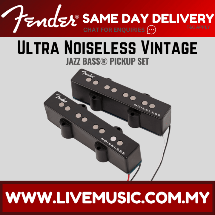 Fender Ultra Noiseless Jazz Bass Vintage Pickup Set | Lazada