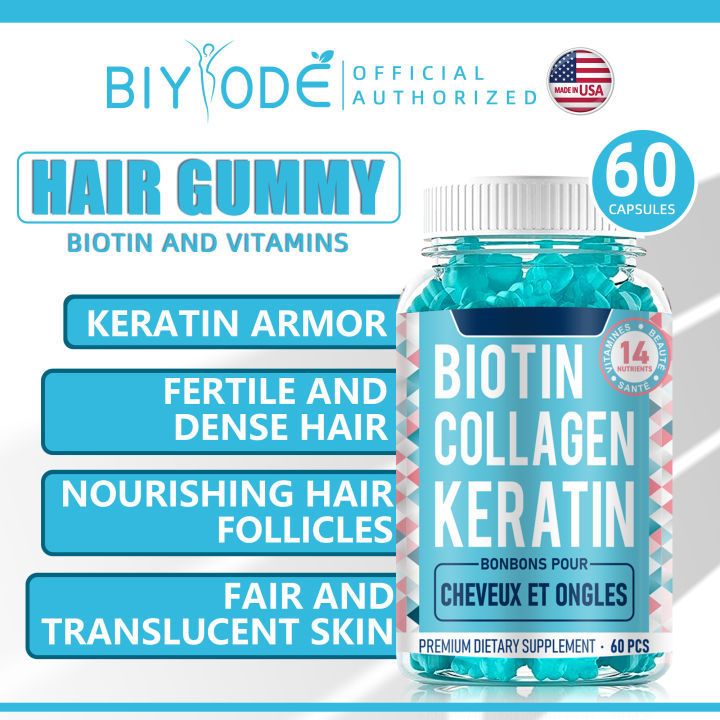 [24h] BIYODE Biotin Collagen Gummies Vitamin Gummies Healthy Choices ...