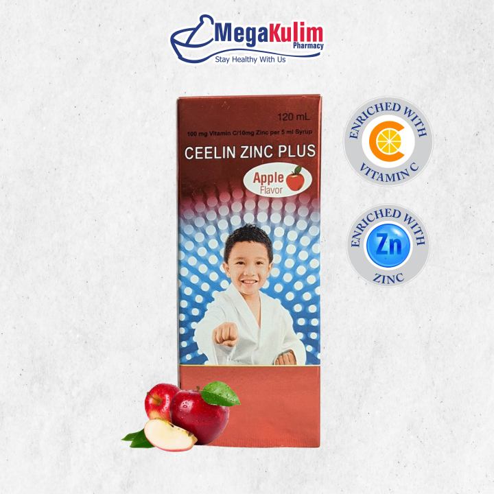 Ceelin Zinc Plus Syrup (120mL) | Lazada