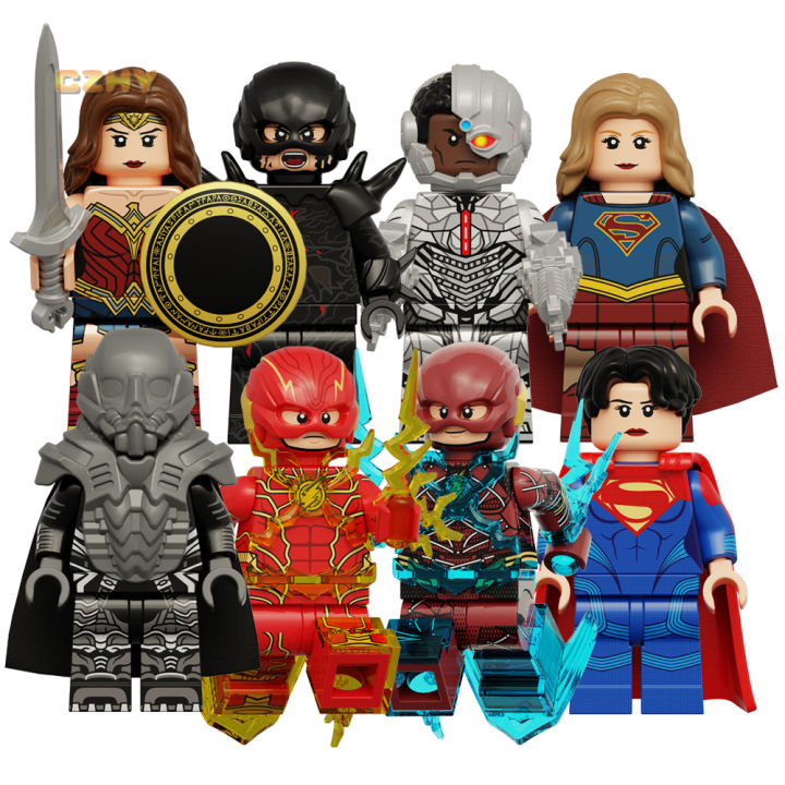 Cyborg Flash Heroes Movie General Zod Building Blocks Children Bricks ...